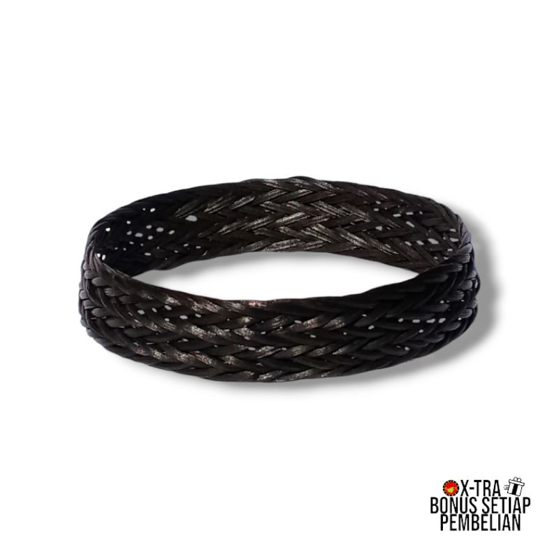 Jual Gelang Simpai 13 Double Hitam Resam/Rotan Asli - Kerajinan Tangan ...
