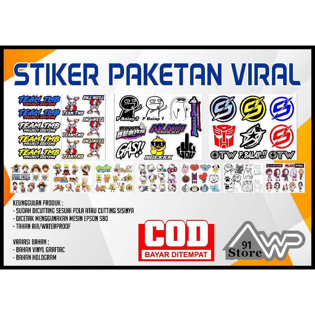 Jual stiker/sticker pack viral kalimantan | Shopee Indonesia