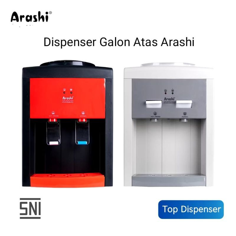 Jual Dispenser Galon Atas Arashi Panas Normal (COD) | Shopee Indonesia