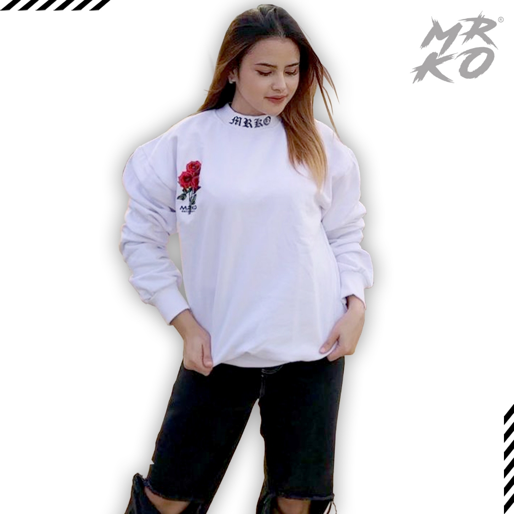Jual MRKO - Crewneck Pria Wanita Bahan FLEECE COTTON Gramasi 280-290 ...