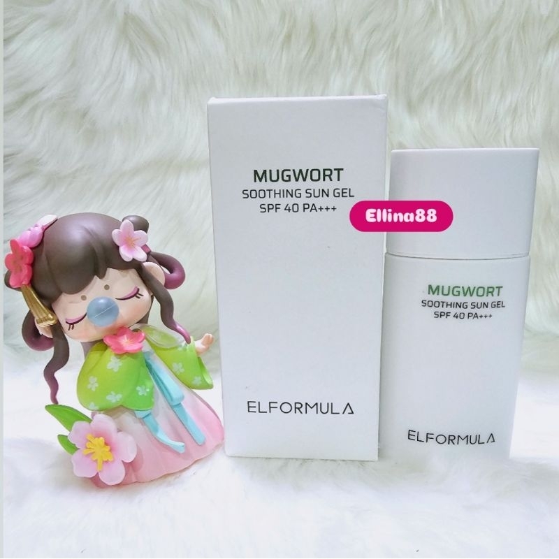 Jual ELFORMULA Mugwort Soothing Sun Gel SPF 40 PA+++ 30ml | Shopee ...