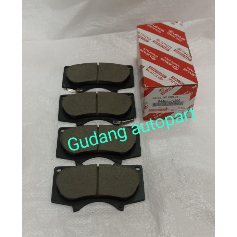 Jual BRAKE PAD FRONT / KAMPAS REM DEPAN TOYOTA HILUX DOUBLE CABIN 2.4 ...