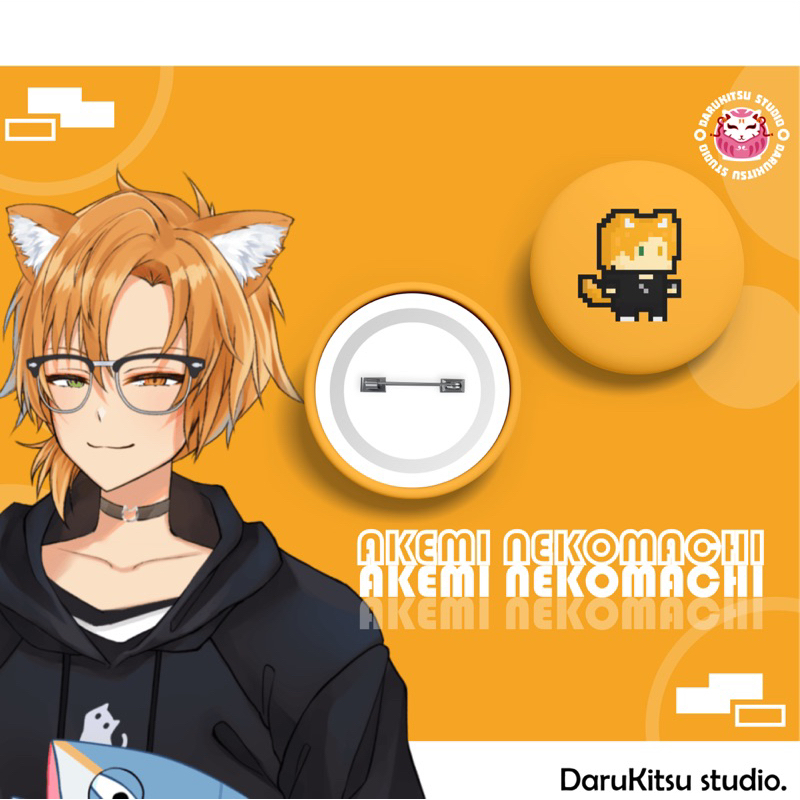 Jual Badge Vtuber/Merchandise/Merchandise Vtuber/Pins/Button Pin ...