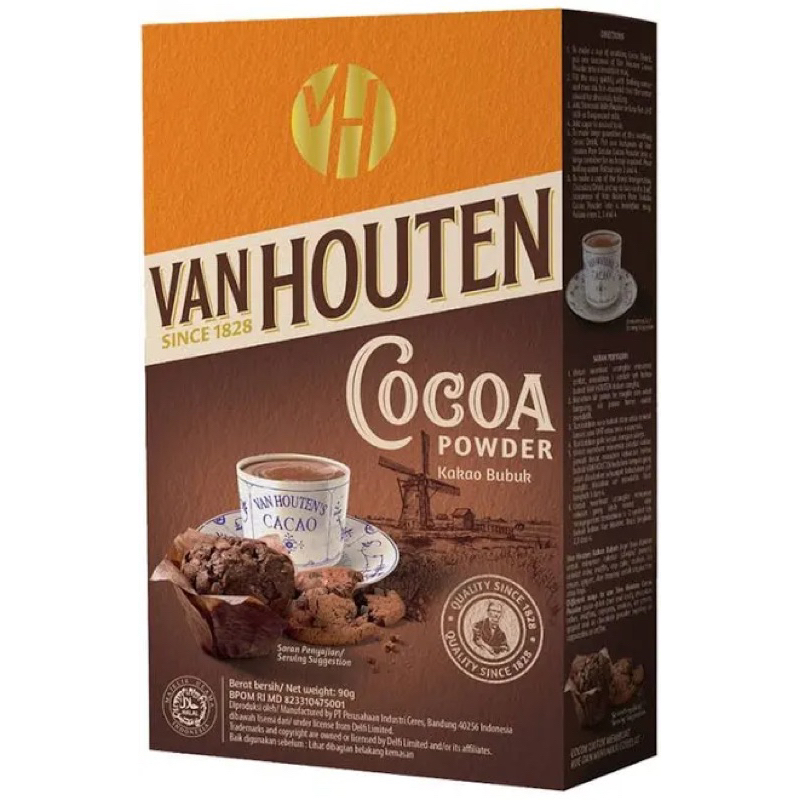 Jual VanHouten Cocoa Powder 40gr, 80gr, 150gr | Shopee Indonesia