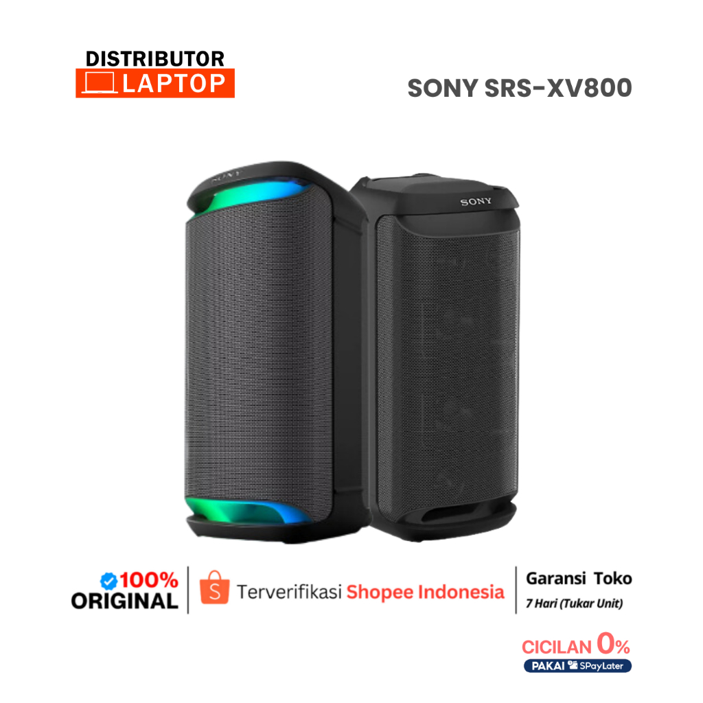 Jual SONY SRS-XV500 X-Series Wireless Party Speaker Garansi Resmi ...