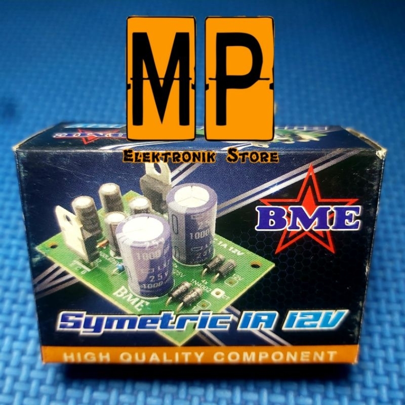 Jual Kit Power Supply Simetric Simetris 1A Output 12V CT BME | Shopee Indonesia