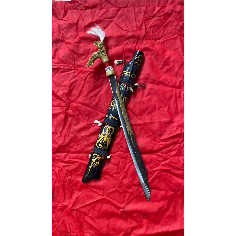 Jual MANDAU BAJA UKIR GIGI SAPI KHAS DAYAK KALIMANTAN | Shopee Indonesia