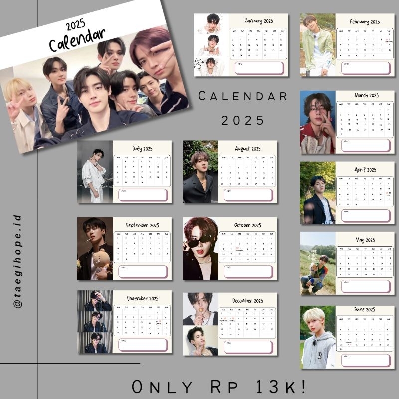 Jual ENHYPEN CALENDAR 2025! (BISA COD&BISA CUSTOM) | Shopee Indonesia