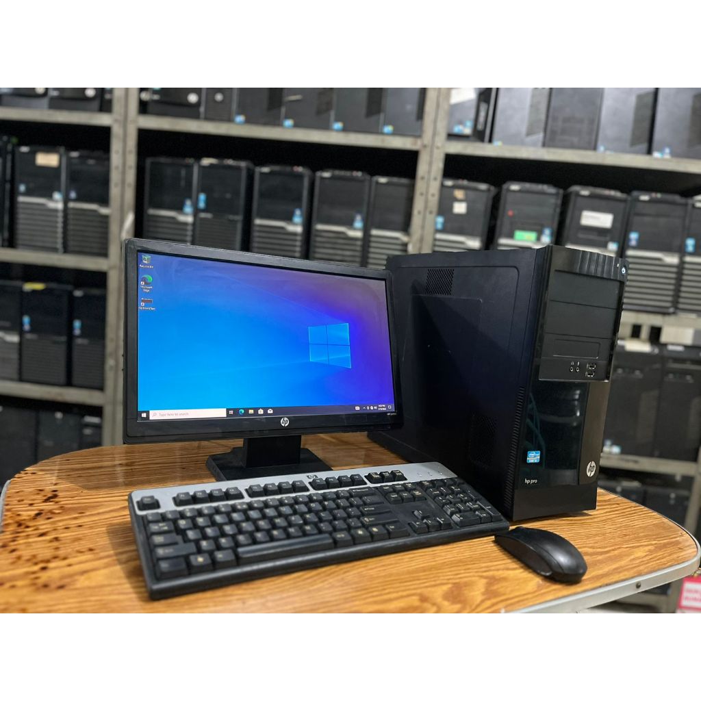 Jual pc i3 komplit monitor 19inch siap pakai garansi | Shopee Indonesia