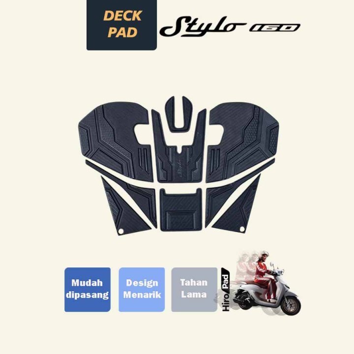 Jual Aksesoris Stylo 160 Tankpad Deckpad Pelindung Body Bahan Karet ...