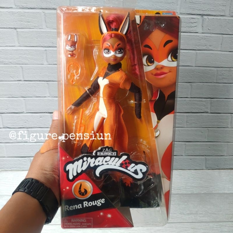 Jual MIRACULOUS LADYBUG RENA ROUGE DOLL PLAYMATES TOYS | Shopee Indonesia