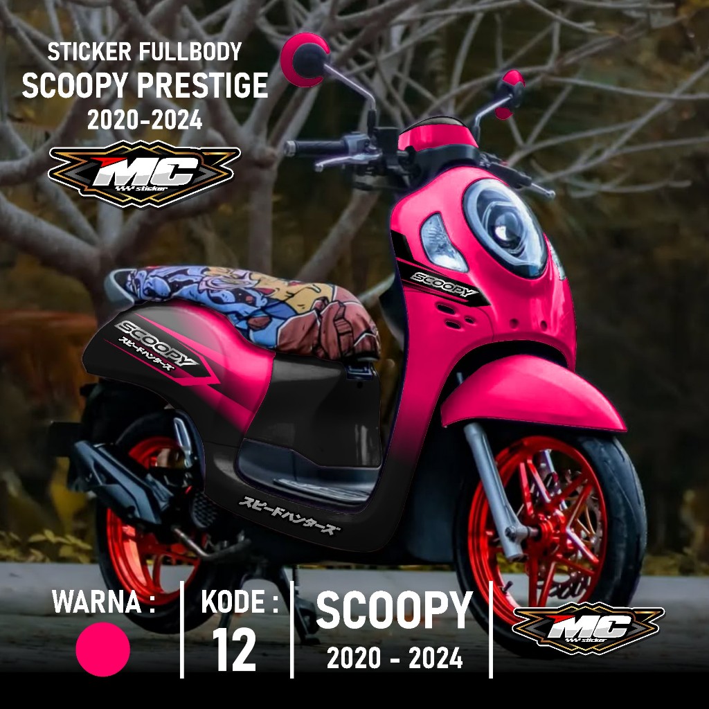 Jual Decal Stiker Honda Scoopy 2021 2022 2023 2024 Full body Terbaru ...