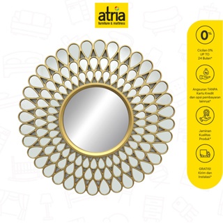 Jual Atria Hiasan Dinding Plastik Kaca Matilda 61X61X2.5Cm GOLD ...