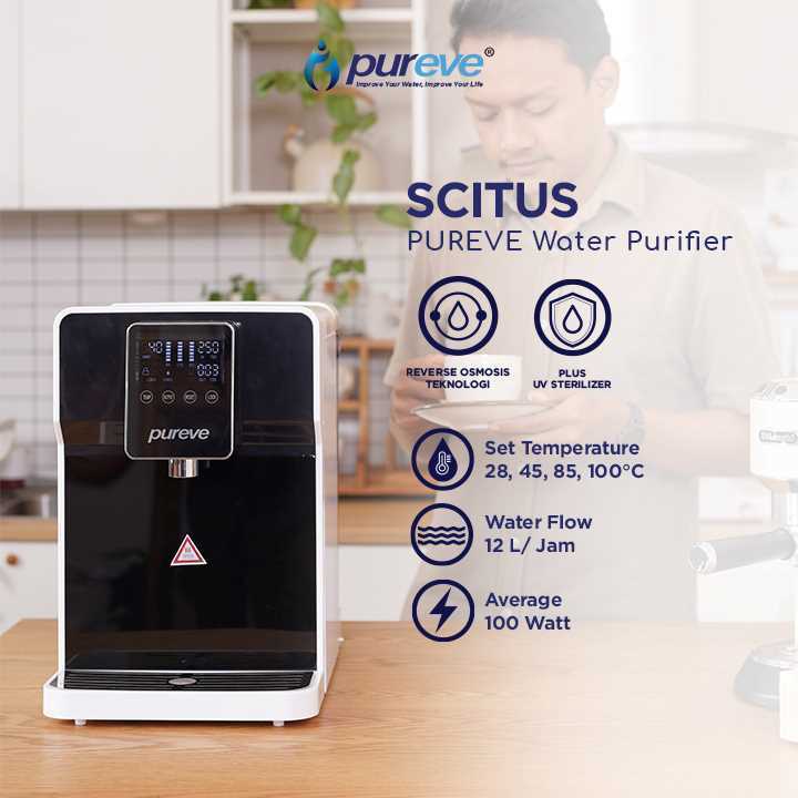 Jual Pureve Water Purifier Dispenser - Scitus | Shopee Indonesia