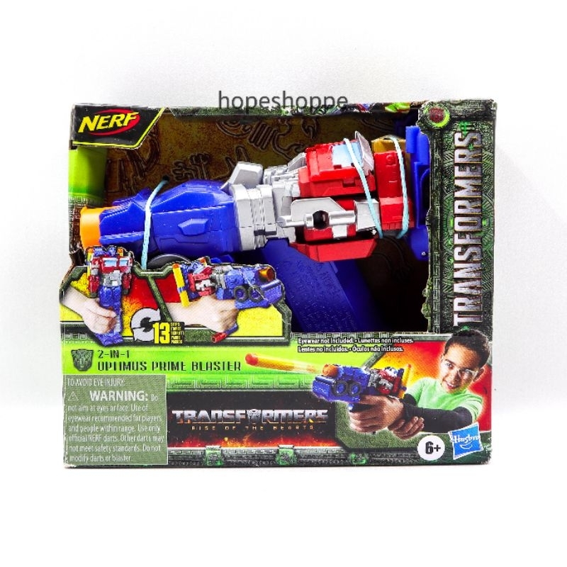 Jual Transformers Rise of the Beast Optimus Prime Blaster 2in1 Nerf ...