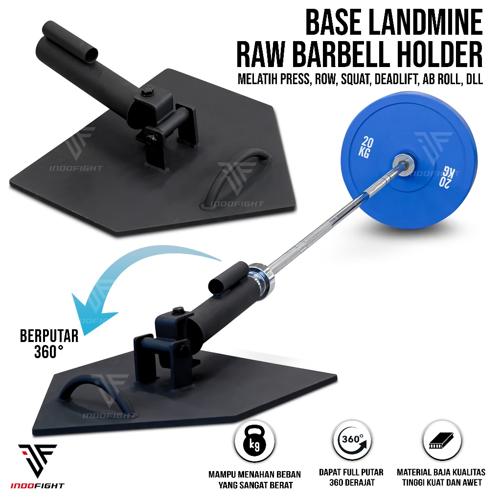 Jual Alat Olahraga Gym Fitness T Bar Row Landmine Sport Machine Handle ...