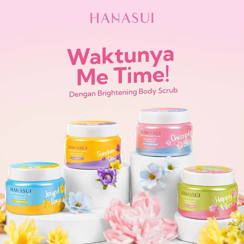 Jual AS Hanasui Brightening Body Scrub 200 gr / Lulur Scrub Symwhite ...