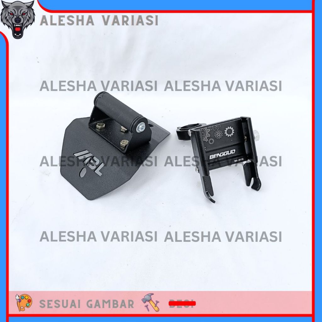 Jual PAKET HOLDER GPS HP XMAX OLD CONNECTED PHONE HOLDER BG ALUMUNIUM ...