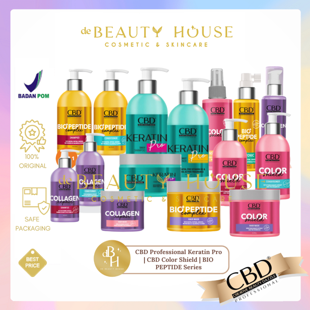 Jual CBD Professional Keratin Pro | CBD Color Shield | BIO PEPTIDE ...