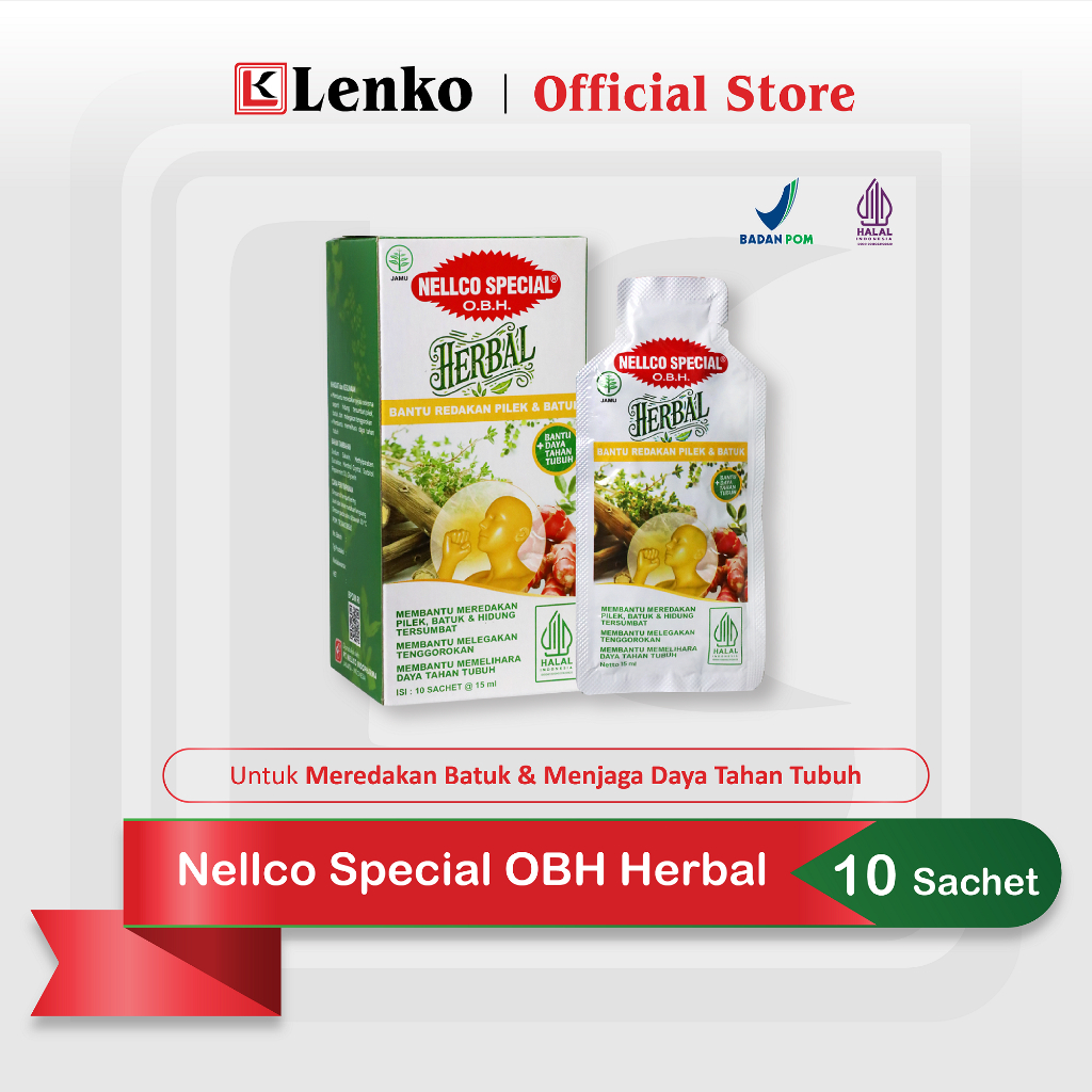 Jual Nellco Special OBH Herbal (Sachet 15 ml) | Shopee Indonesia