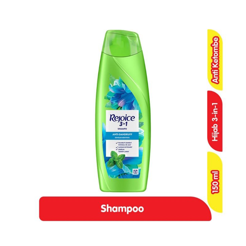 Jual Rejoice Hijab Shampoo Anti Dandruff 3in1 150 ml - Perawatan Anti Ketombe | Shopee Indonesia