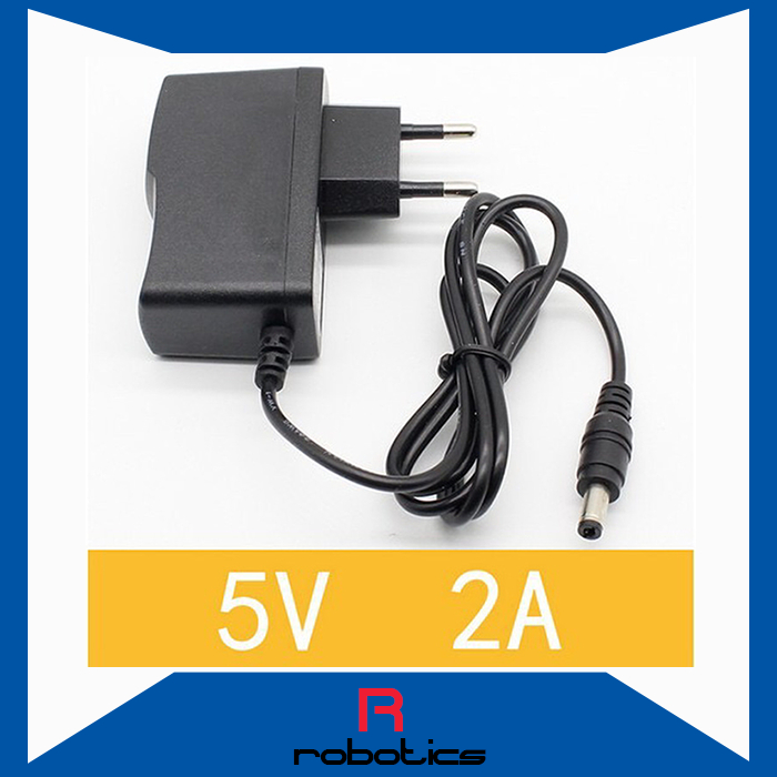 Jual Adaptor DC 5v 2A in: 220v AC Power Supply Catu Daya Elektro 2.1x5 ...