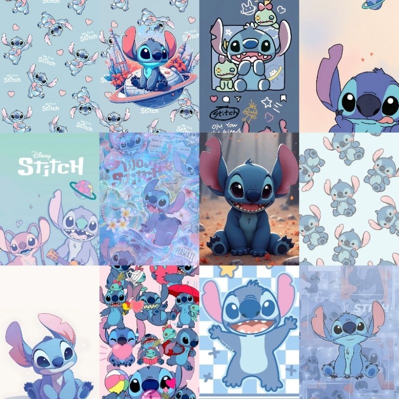 Wallpaper Dinding Kamar Stitch