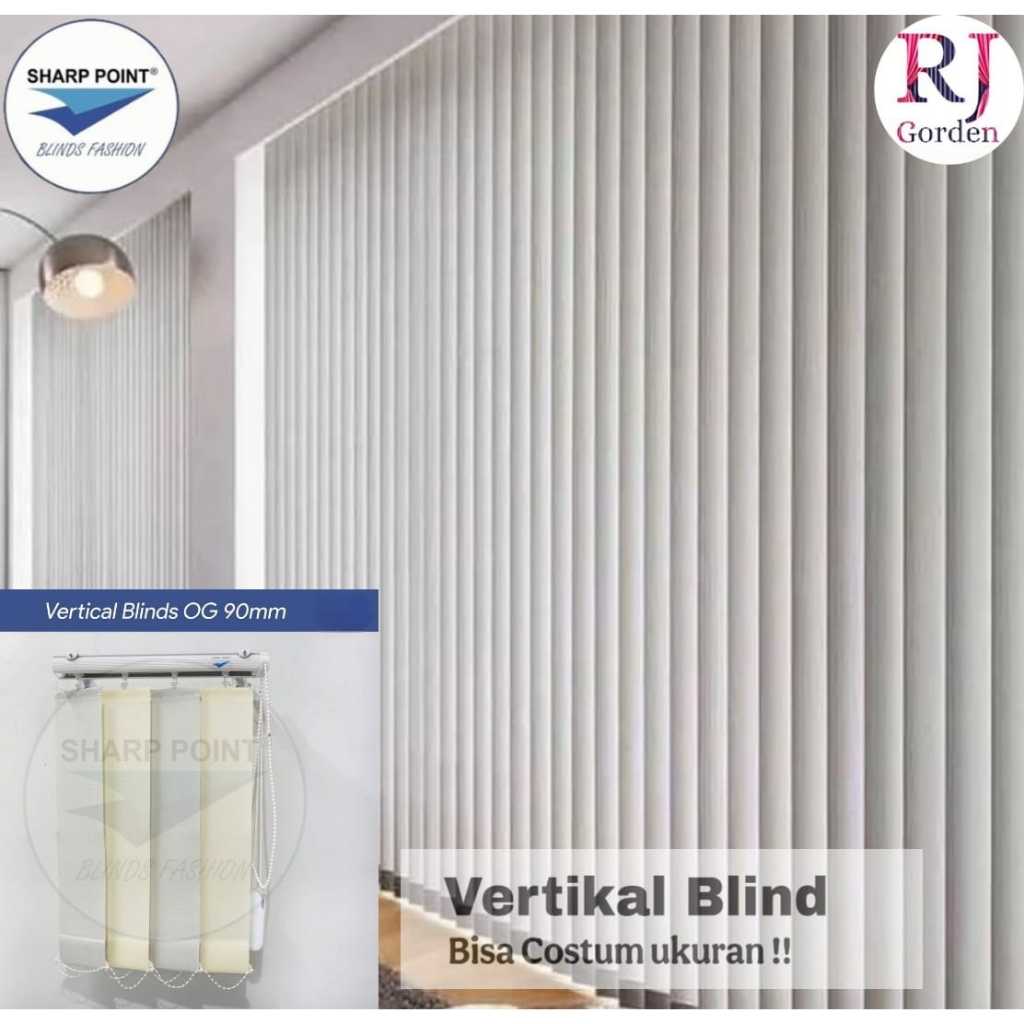 Jual Vertical Blinds/Tirai Sharp Point KOSEI Dimout | Shopee Indonesia