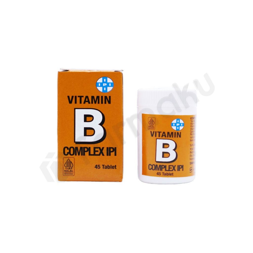 Jual Vitamin B Complex IPI Botol 45 Tablet | Shopee Indonesia
