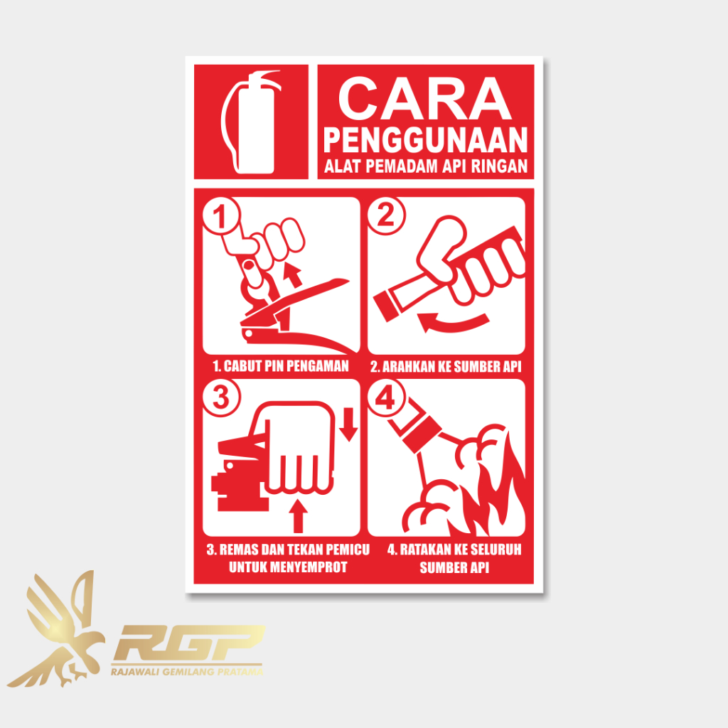 Jual Sign Poster Penggunaan APAR - Akrilik | Shopee Indonesia