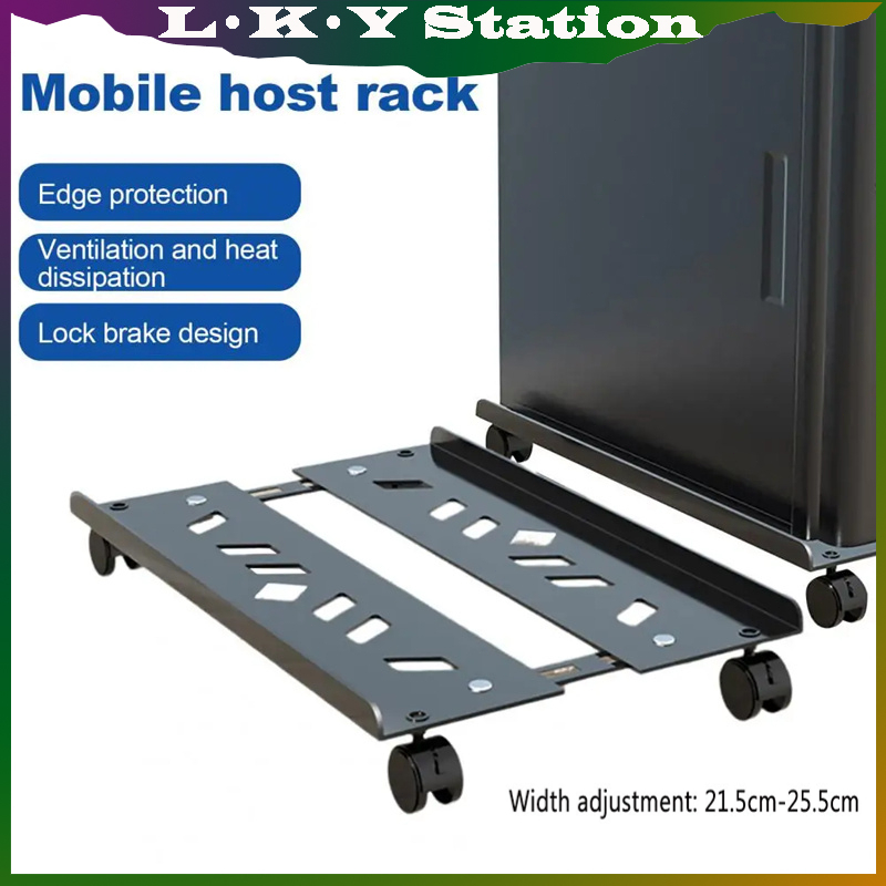 Jual Rak CPU Komputer Adjustable 20-26cm Tray CPU Komputer Universal ...