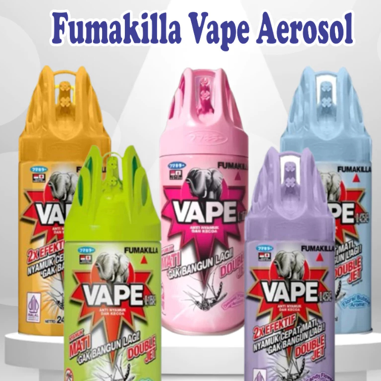 Jual Fumakilla Aerosol Vape Obat Nyamuk Semprot Ukuran 240 Ml | Shopee ...