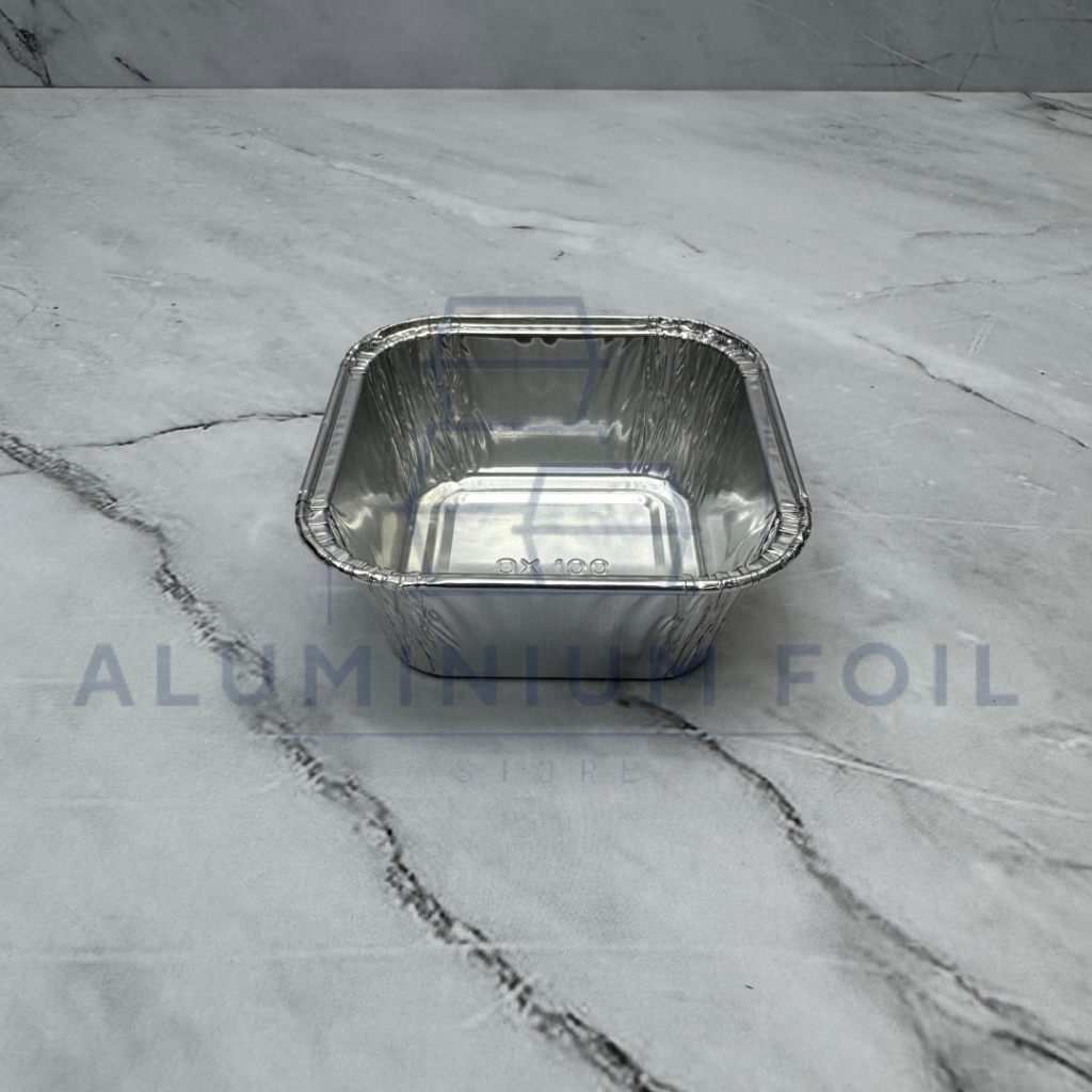 Jual Aluminium Foil Cup Bx 0350 Ukuran Kecil 150 Ml Dan Tutup Tray Untuk Wadah Tempat Puding ...