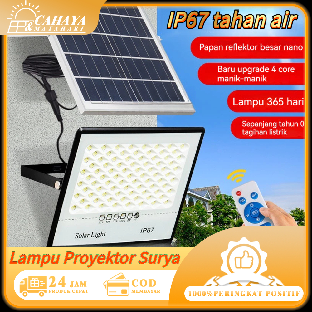 Jual Gaya Baru lampu tenaga surya outdoor IP67 Tahan air lampu panel ...