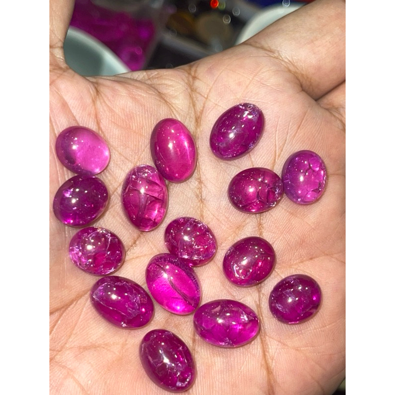 Jual merah siam bangkok asli urat pecah seribu bahan keras diamond ...