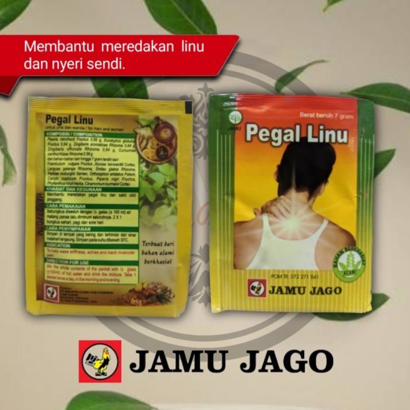 Jual Jamu Jago Pegal Linu Meredakan Pegal linu, sakit pinggang, encok ...