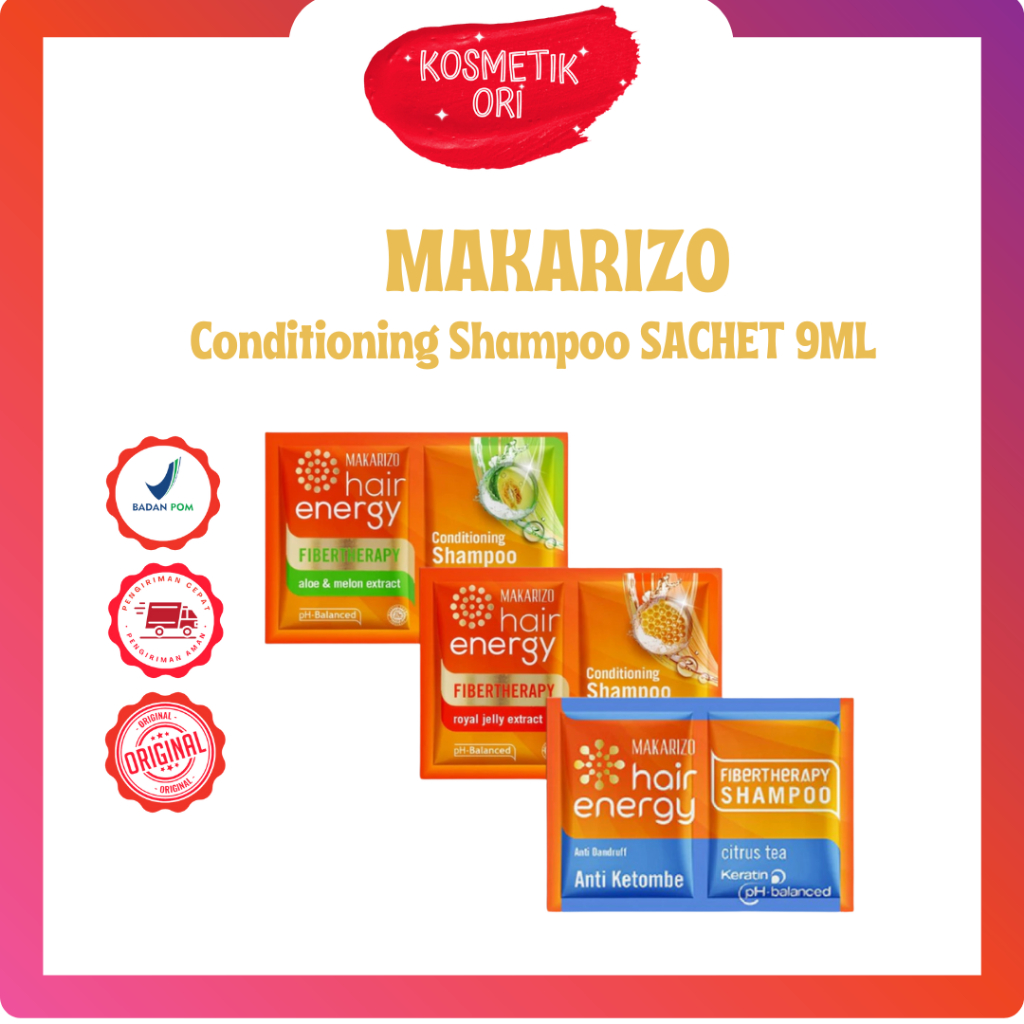 Jual MAKARIZO Conditioning Shampoo SACHET 9ML | Shopee Indonesia