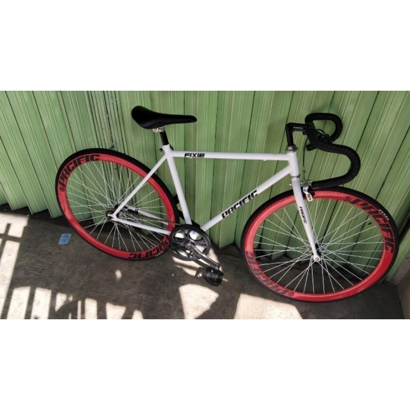 Jual Sepeda Fixie 700c Frame Pacific Rem Depan Ubrike Belakang Terpedo ...