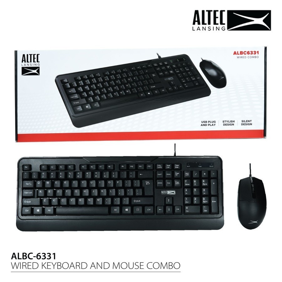 Jual KEYBOARD MOUSE ALTEC LANSING ALBC6331 / KEYBOARD MOUSE COMBO/SET ...