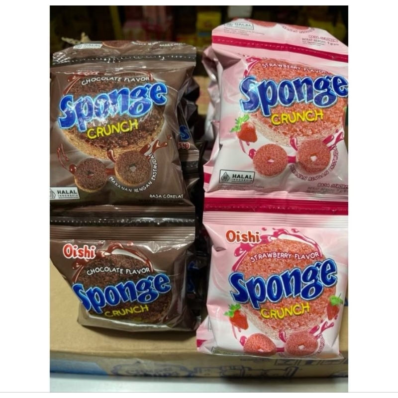 Jual SPONGE CRUNCH 1000 RENCENG (ISI 10 PCS) | Shopee Indonesia