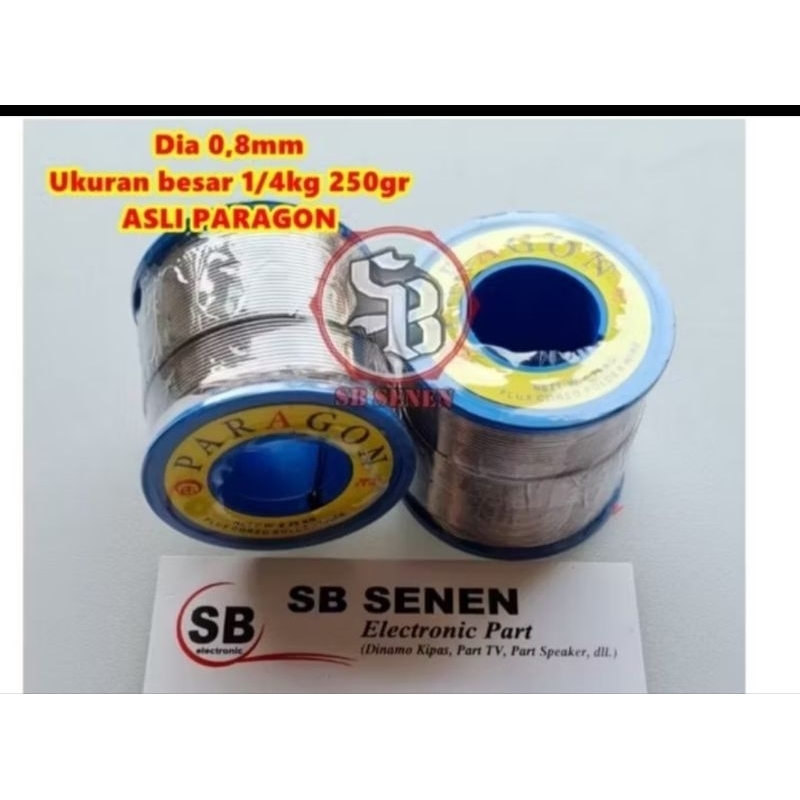 Jual TIMAH SOLDER PARAGON ROLL BESAR 1/4kg 250gr | Shopee Indonesia