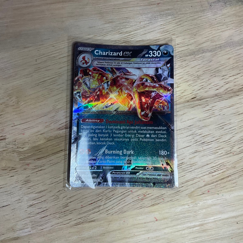 Jual Kartu Pokemon Charizard ex biru | Shopee Indonesia