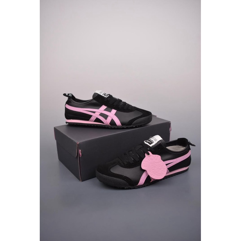 Jual Sepatu Onitsuka Mexico 66 X PATOU Black Cotton Candy | Shopee ...