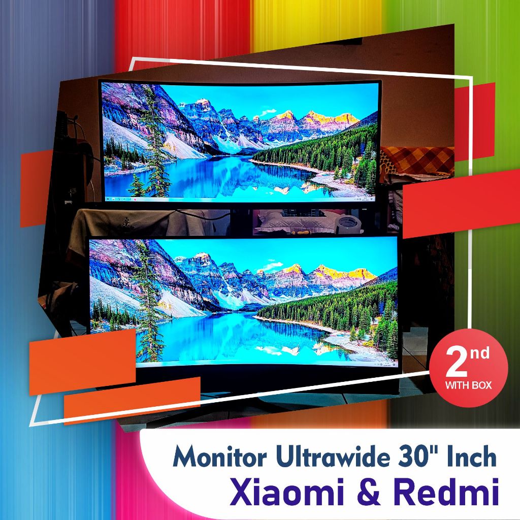 Jual Xiaomi 30" Inch Curved Monitor Ultrawide dan Redmi 200 Hz Freesync ...