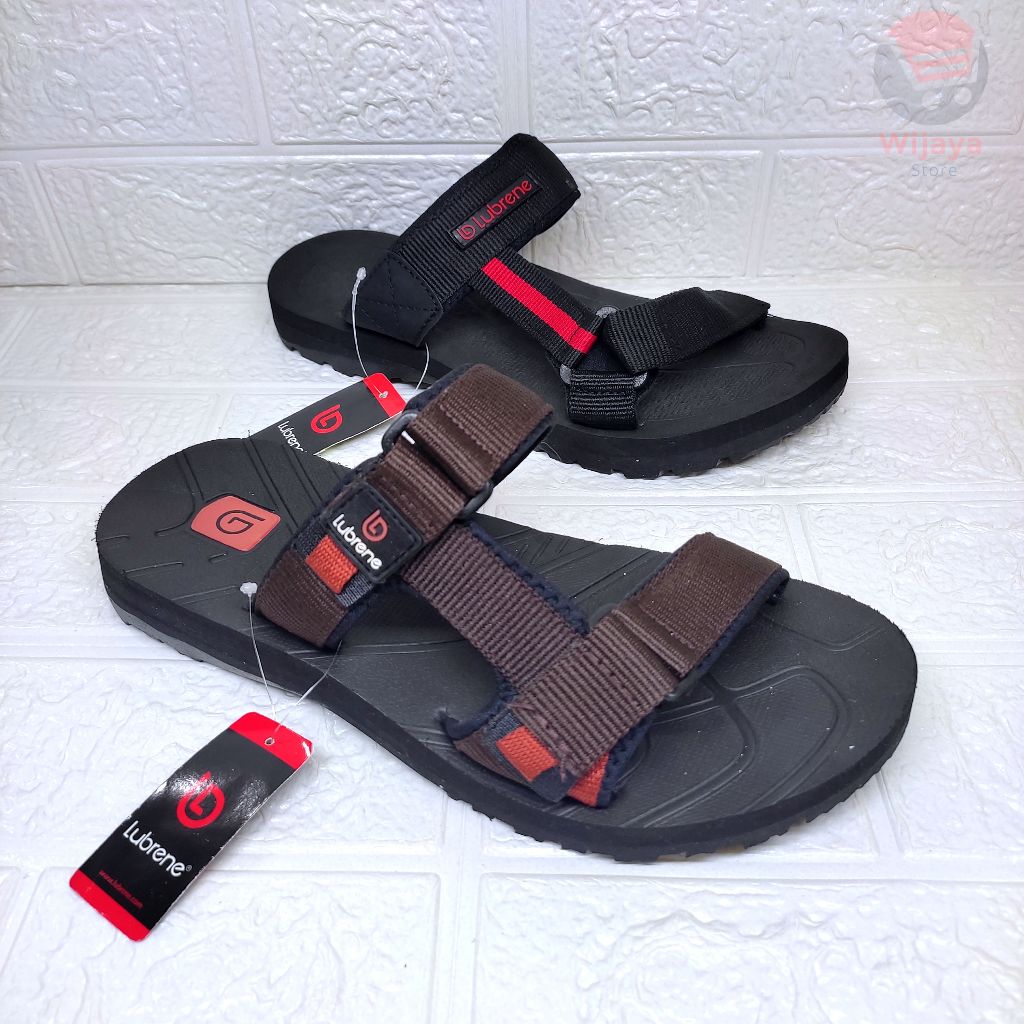 Jual Sandal Pria Lubrene Sendal Gunung Cowok Laki-Laki Original Gaya ...