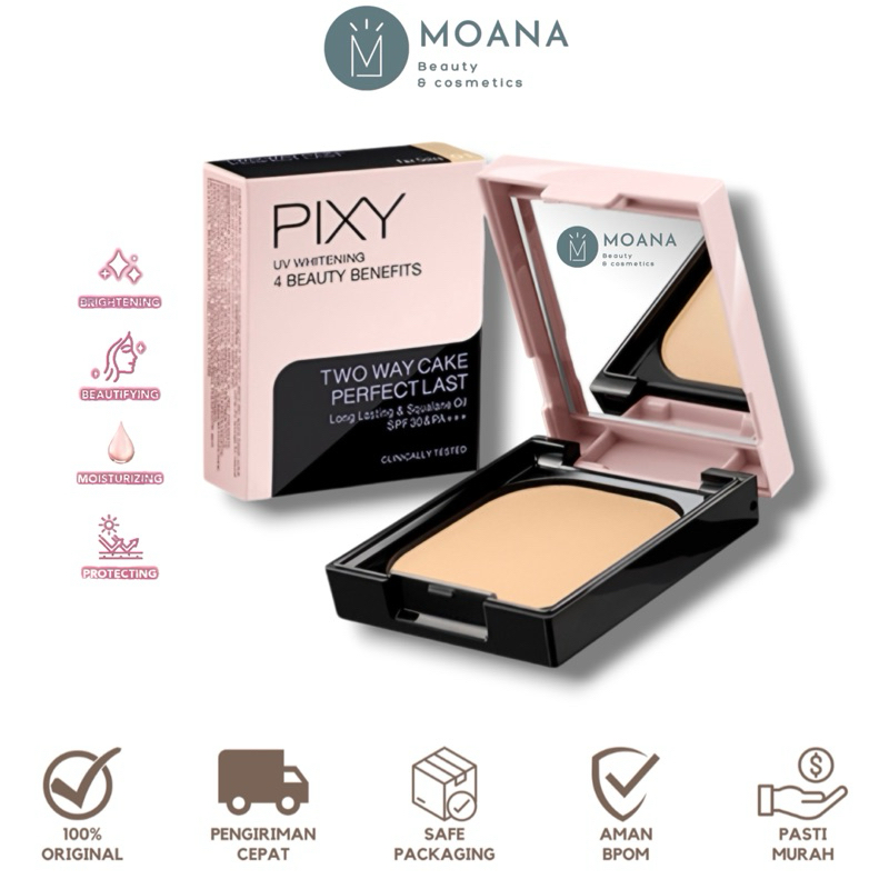Jual PIXY TWC Perfect Last 4 Beauty Benefits - Bedak Padat membuat ...