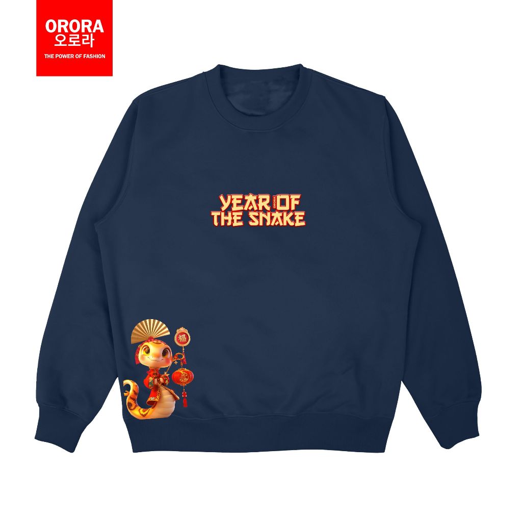 Jual Orora Sweater Premium Imlek 2025 YEAR OF THE SNAKE 3D - Sweater ...