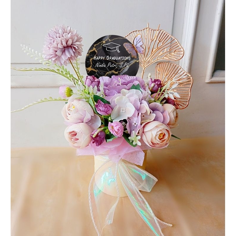 Jual Bloom box Bunga Akrilik Mini | Hadiah Bunga Cantik Artificial ...