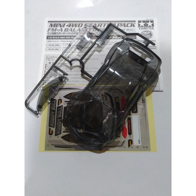 Jual TAMIYA BODY FMA CHASSIS ROWDY BULL BLACK ORIGINAL | Shopee Indonesia