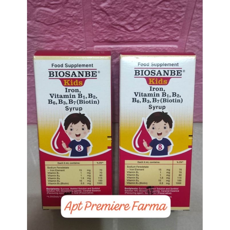 Jual Biosanbe Kids Sirup 120ml | Shopee Indonesia